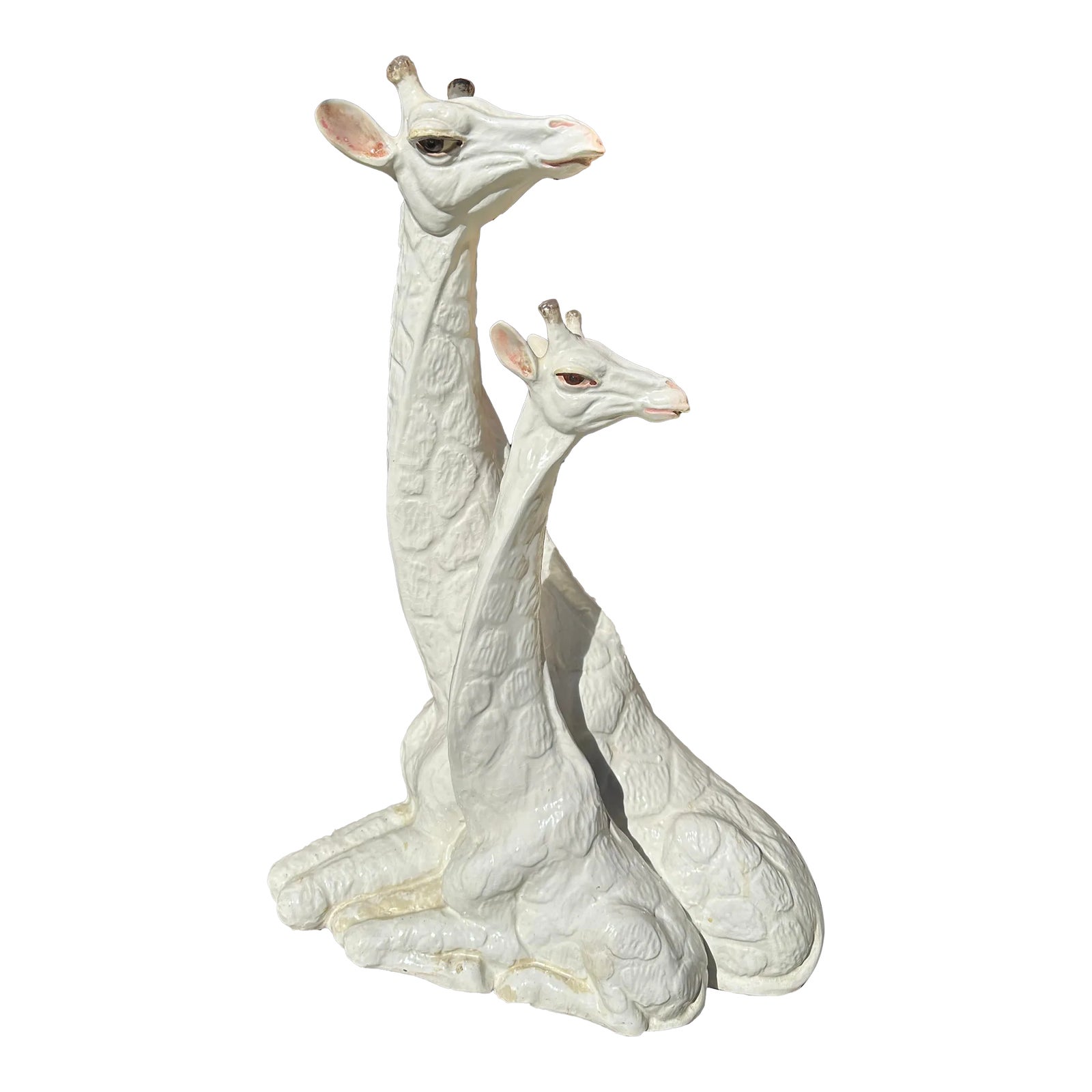 Vintage Mid-Century Hollywood Regency Italian Porcelain Giraffe ...