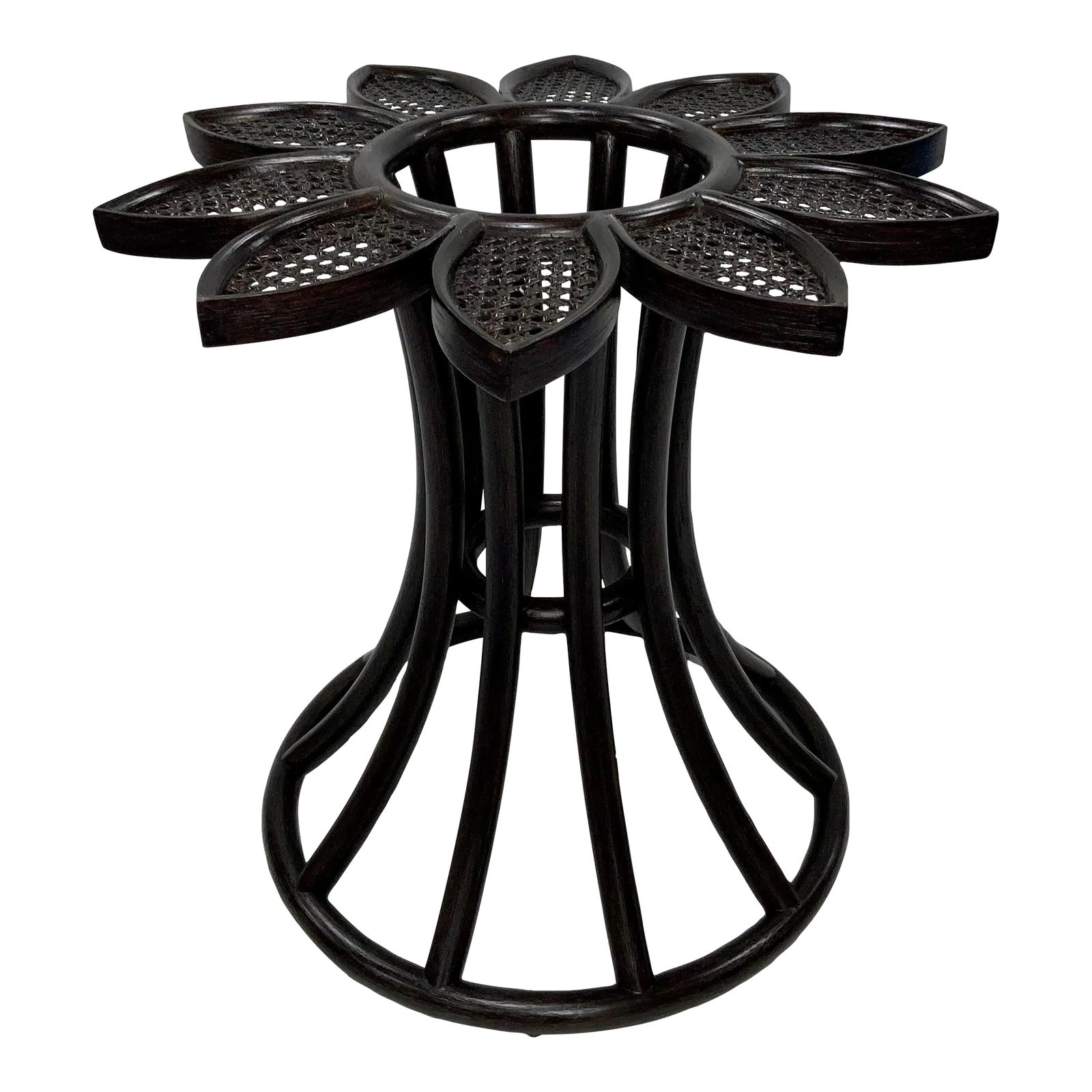 Jamie Durie for Baker / McGuire Brown Caned Sunflower Side Table Base ...