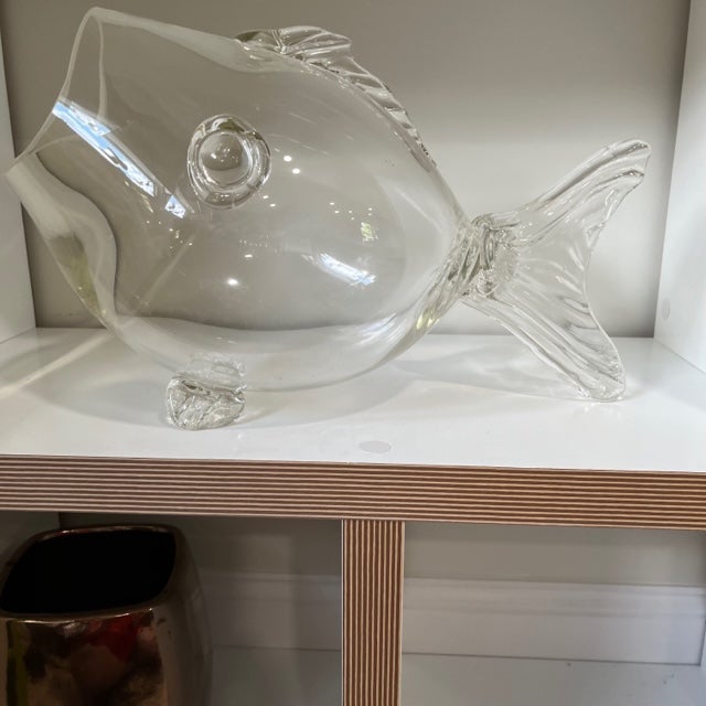 Large Glass Fish Terrarium | Chairish