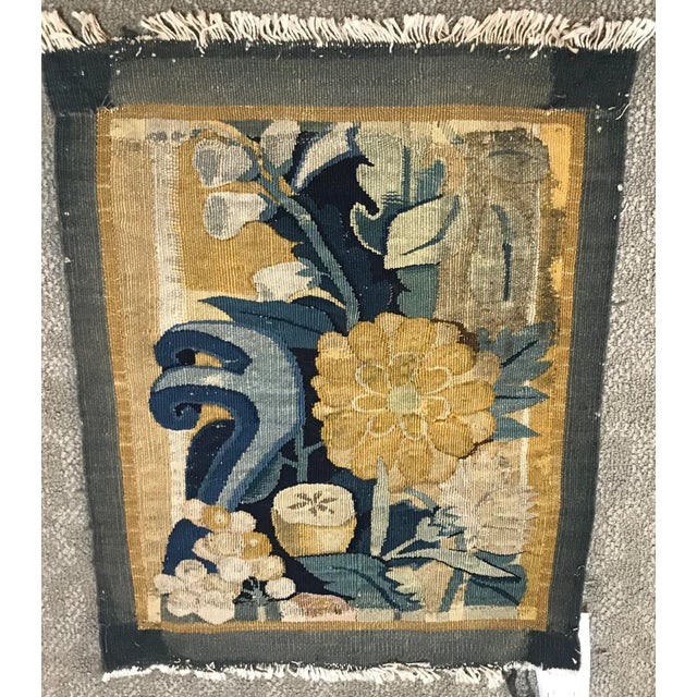 An Antique French Tapestry Fleur D’ Chioux | Chairish