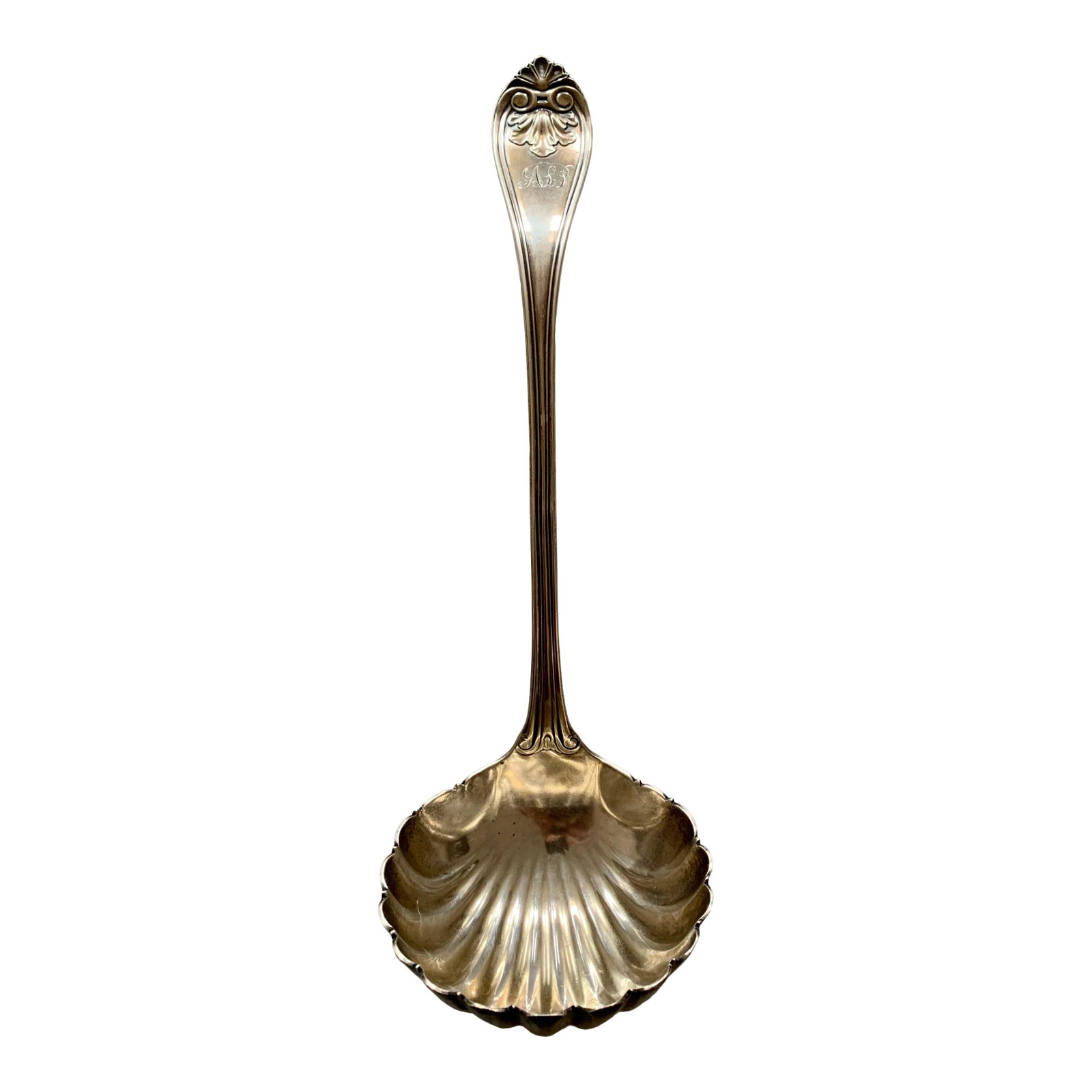 Large Gorham Soup Ladle in the "Josephine" Pattern 1855 Coin | Chairish