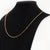 Modern 18 Karat Yellow Gold Filed Convict Mesh Chain | Chairish