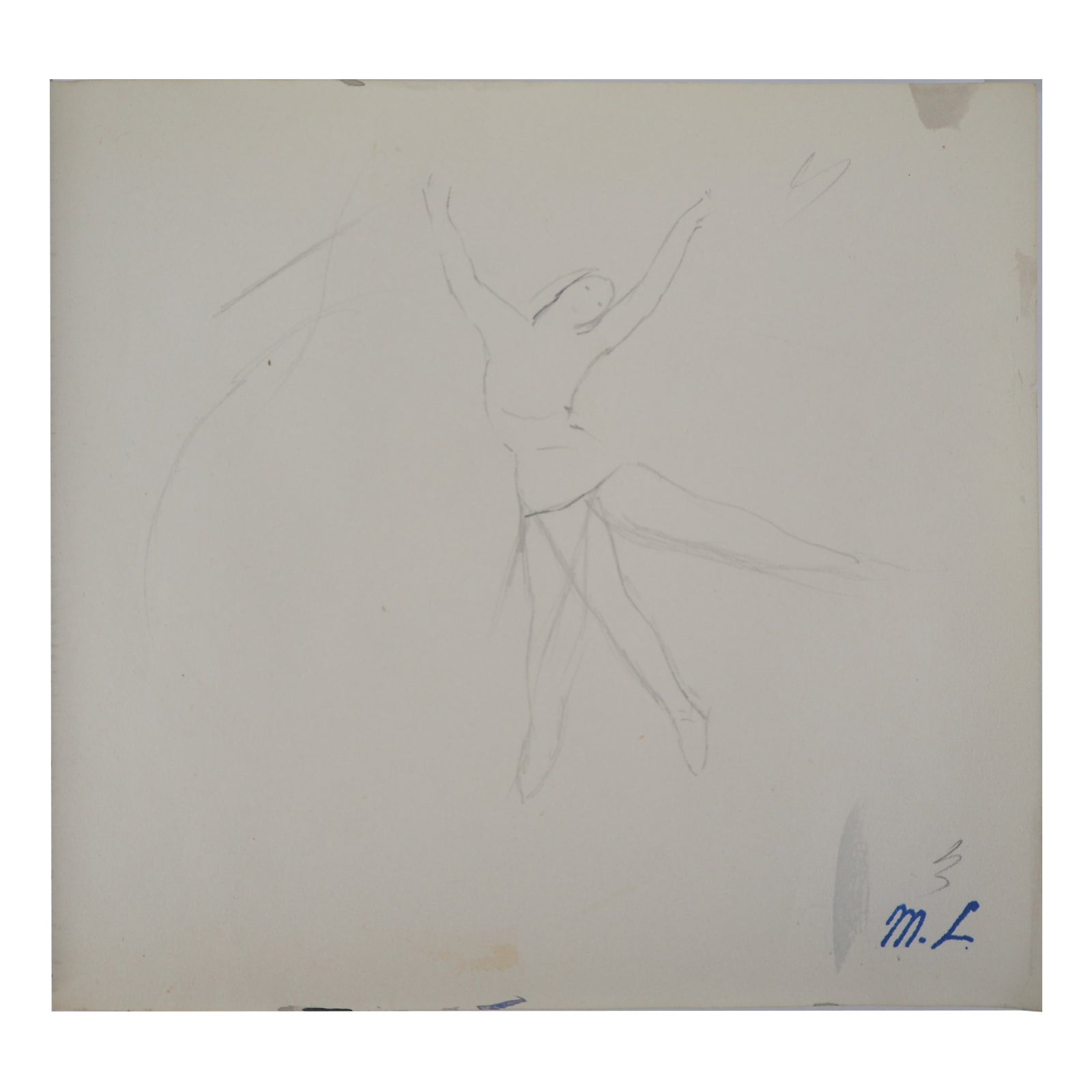 Marie Laurencin, Ballerina, Original Pencil Drawing | Chairish