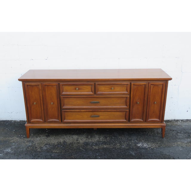 Mid 20th Century Dixie Mid Century Lowboy Dresser | Chairish