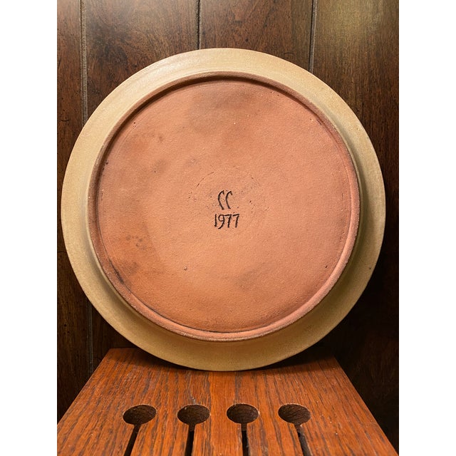 1970s Vintage Clarence Cameron Decorative Owl Charger | Chairish