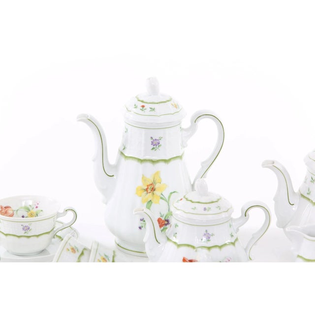 German Porcelain Tea / Coffee Service for Ten | Chairish
