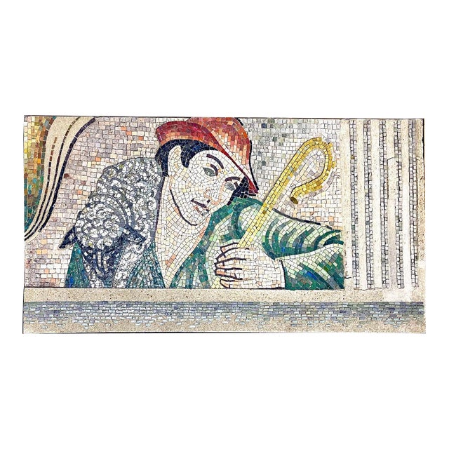 "Shepherd and Sheep," Art Deco Coffee Table | Chairish