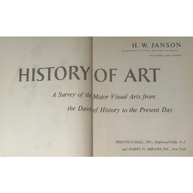 1960s The History of Art Book by h.w. Janson | Chairish