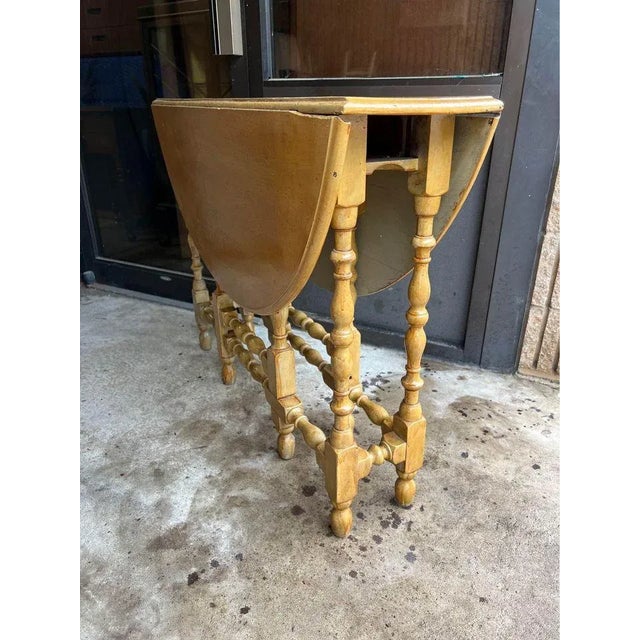 Antique Gate Leg Drop-Leaf Table. 19th Century. | Chairish