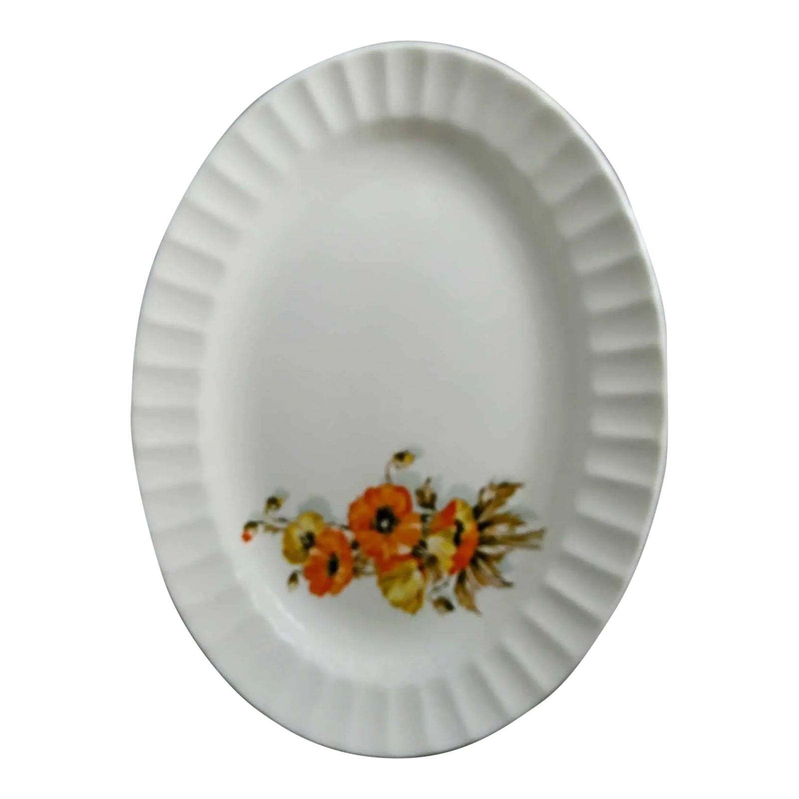 Vintage Edwin M Knowles Platter | Chairish