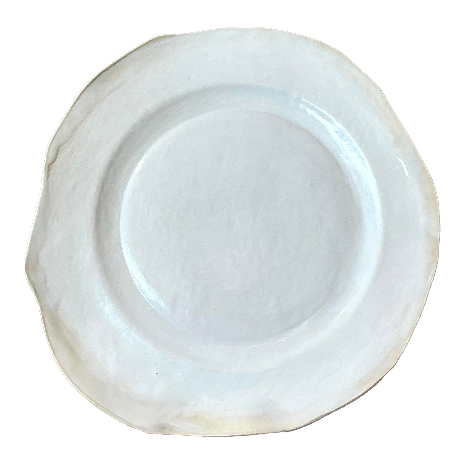 Vintage Boho Slab Built Studio Pottery Platter | Chairish