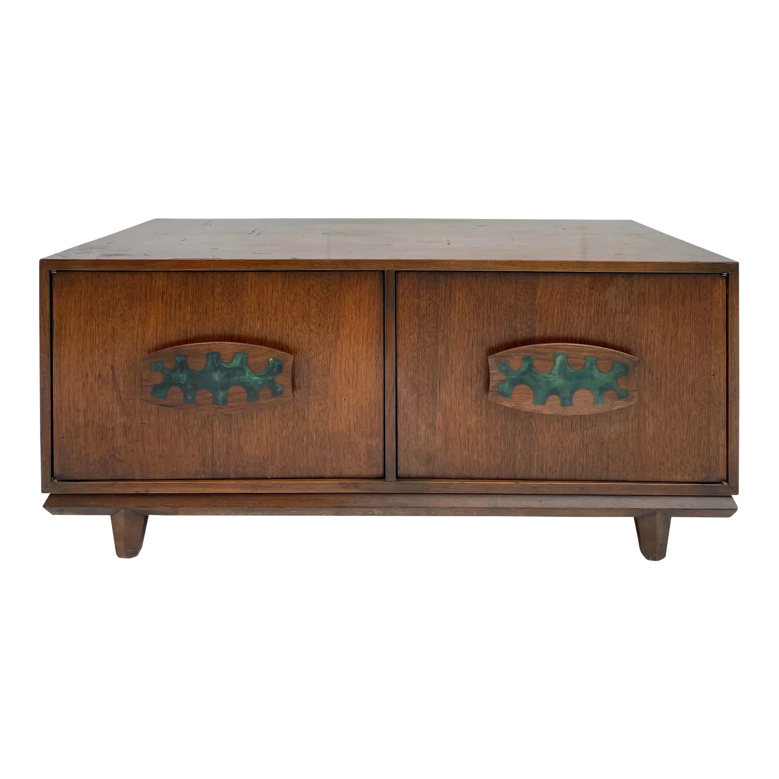 Mid-Century Modern Cal-Mode Media Cabinet Credenza | Chairish