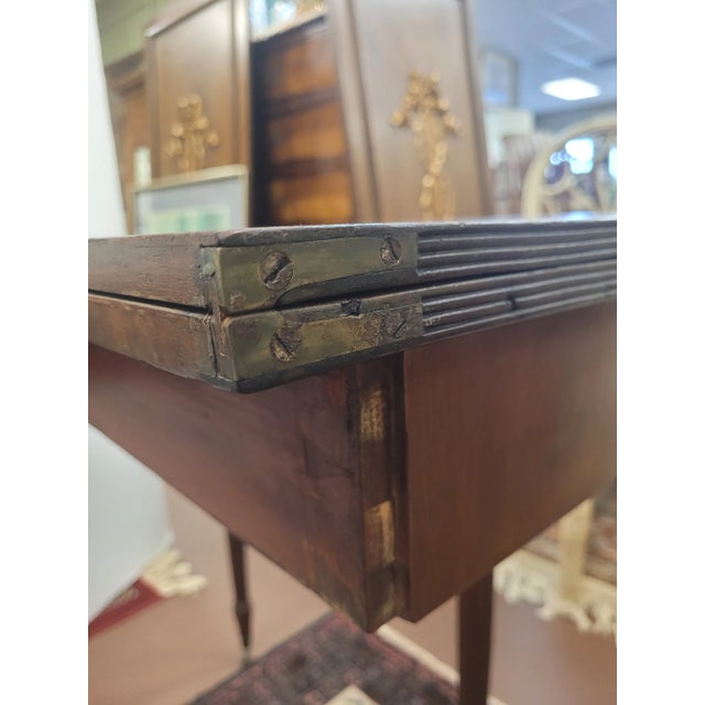 Circa 1810 Sheraton Flip Top Game Table | Chairish