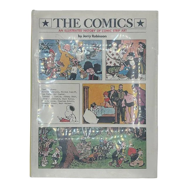 1974 the Comics an Illustrated History of Comic Strips Art Book Jerry ...