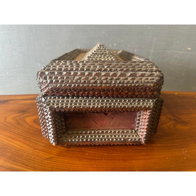 1920’s Tramp Art Box | Chairish