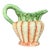 Vintage Italian Vietri Glazed Ceramic Carrots Pitcher | Chairish