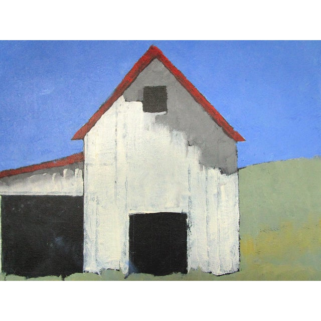 California Farm Barn Art Lynne French Landscape Oil Painting 11x14 ...