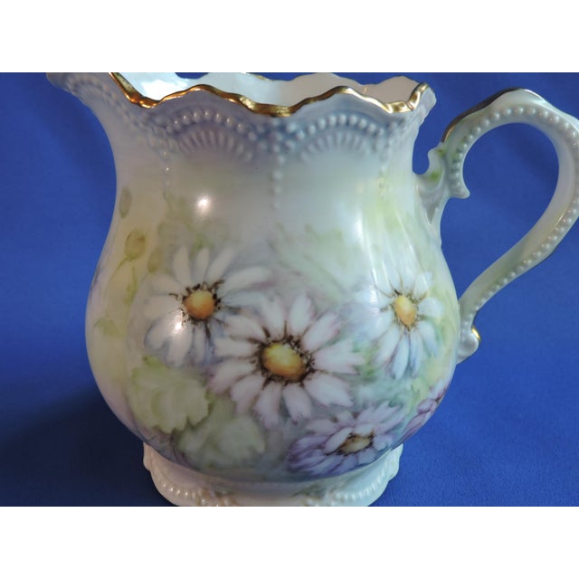 Circa 1913 German Bavarian Porcelain Edwardian Style Milk Pitcher Hand ...