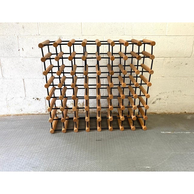 Vintage Wooden Modular Wine Rack | Chairish