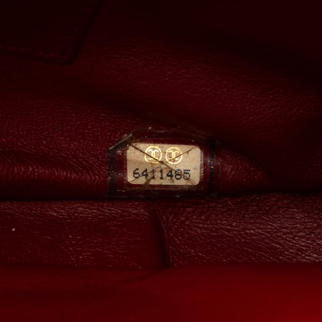 Chanel Perforated Bow Frame Handbag | Chairish