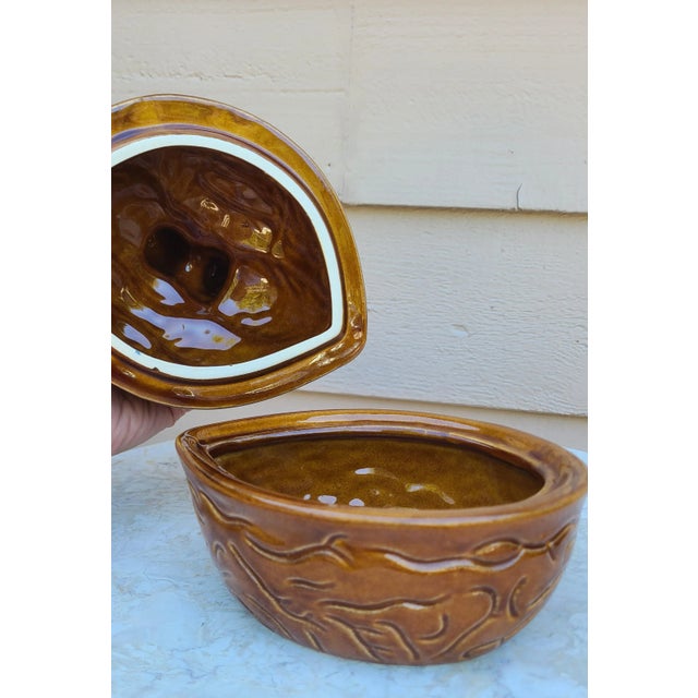 Vintage Squirrel Motif Nut Crock or Candy Dish | Chairish