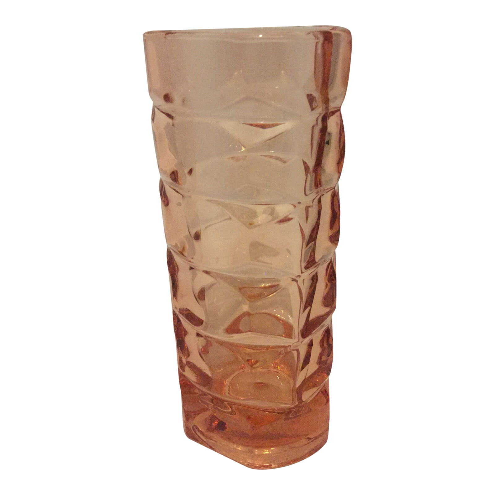 Home & Living Home Décor Vases Vintage vase in pink glass Luminarc ...