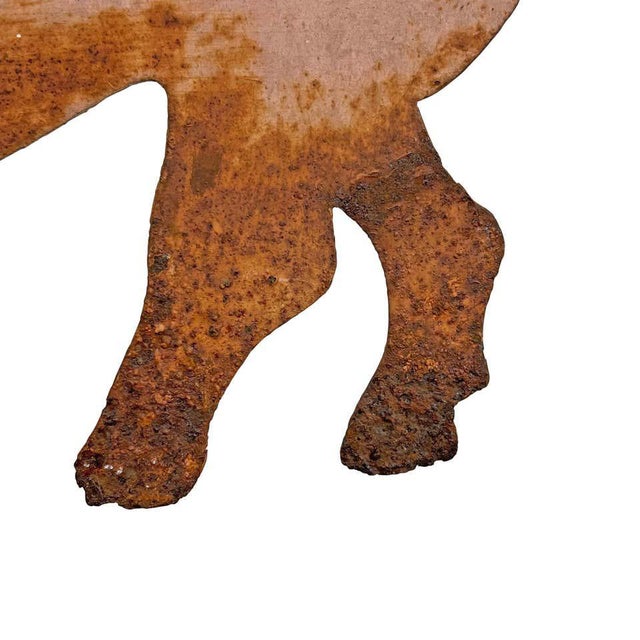 Early 20th Century French Butcher's Shop Sign | Chairish