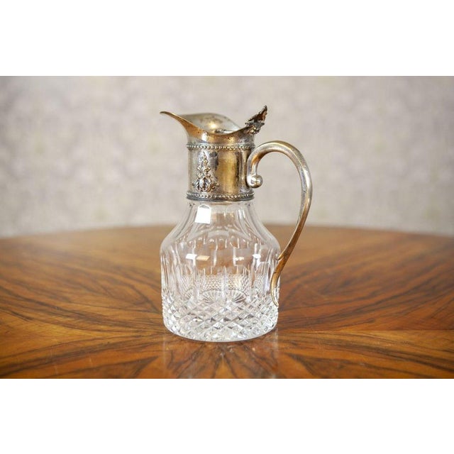 English Pitcher With Silver-Plated Handle From the Turn of the 19th and ...