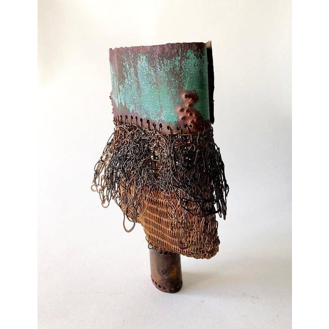 Kieta Jackson Woven Copper Metal Textile Sculptural Forms - Set of 3 ...