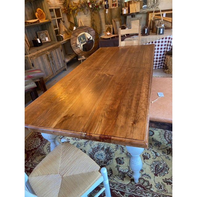 Pine Farmhouse Table | Chairish