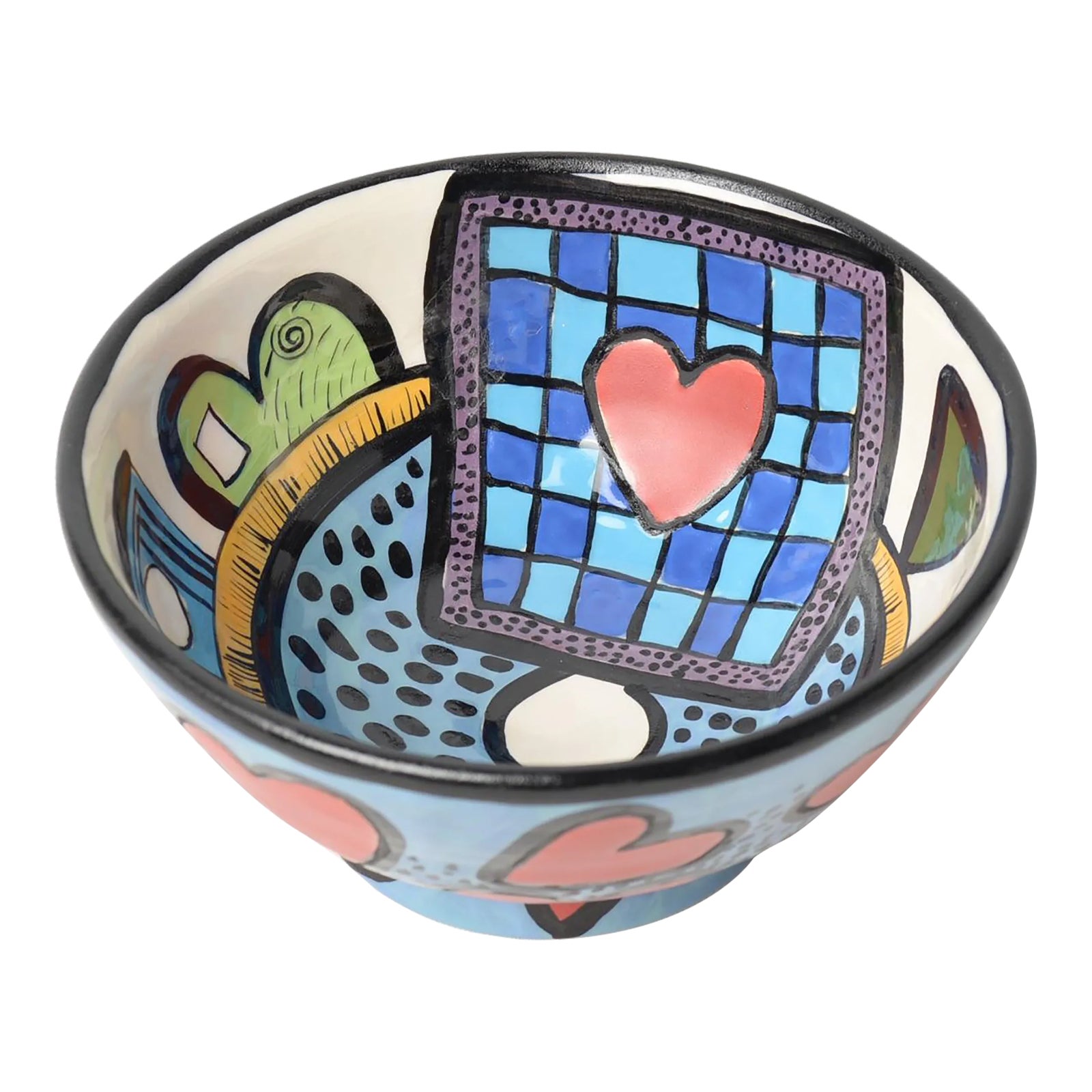Collectible Don Nakamura Hand-Painted Decorative Art Bowl | Chairish