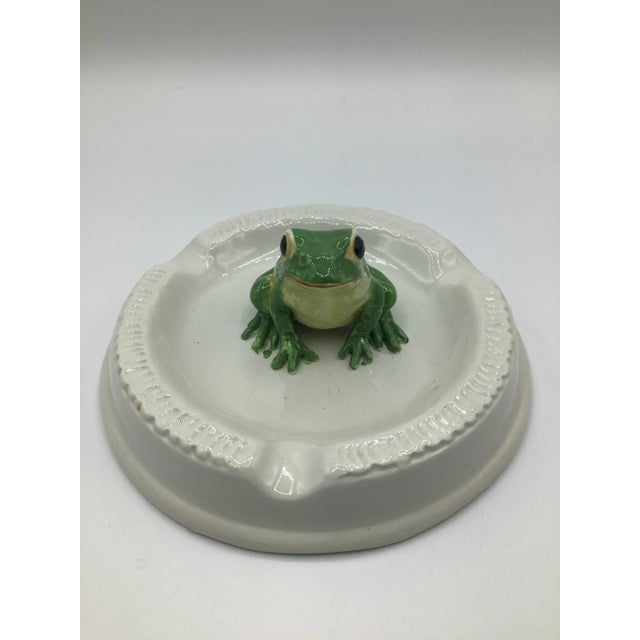 Vintage Italian Ceramic Frog Ashtray for Jay Wilfred | Chairish