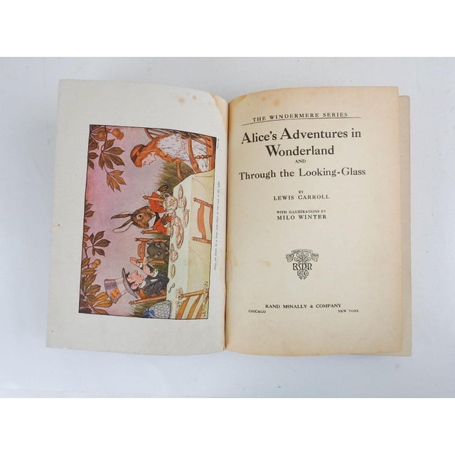 1916 Alices Adventures in Wonderland Through the Looking Glass by Lewis ...