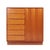 Danflex Mid Century Teak Tambour Door Gentlemans Chest Armoire | Chairish