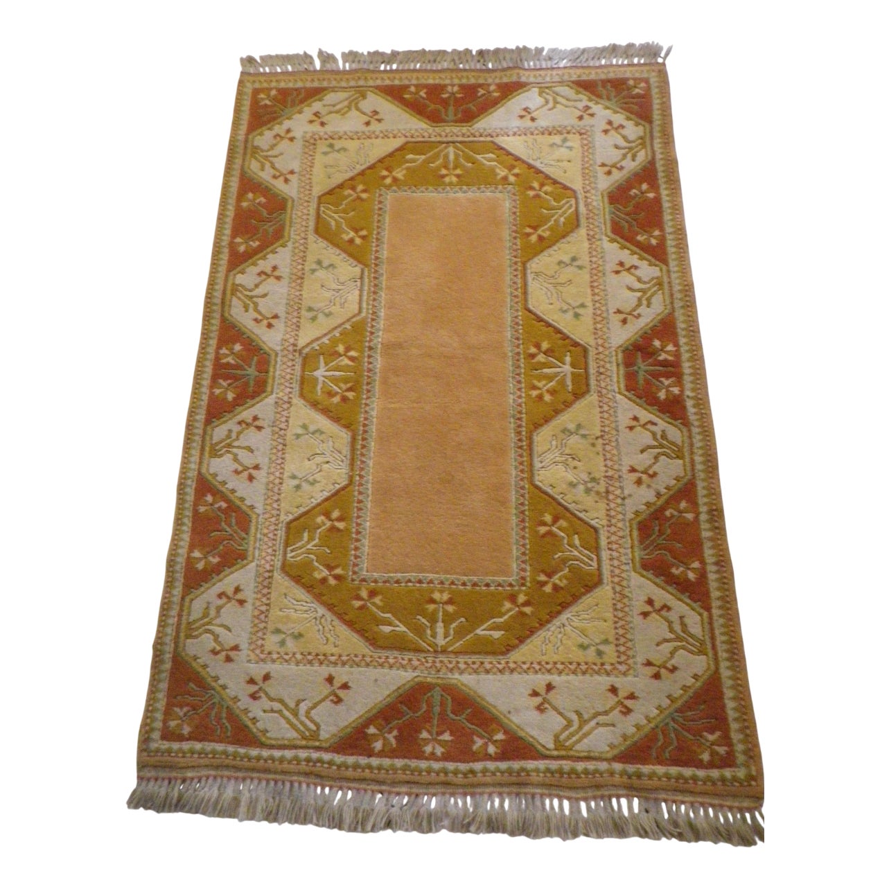 Anatolian Wool Rug from Milas, Turkey, 1990s | Chairish