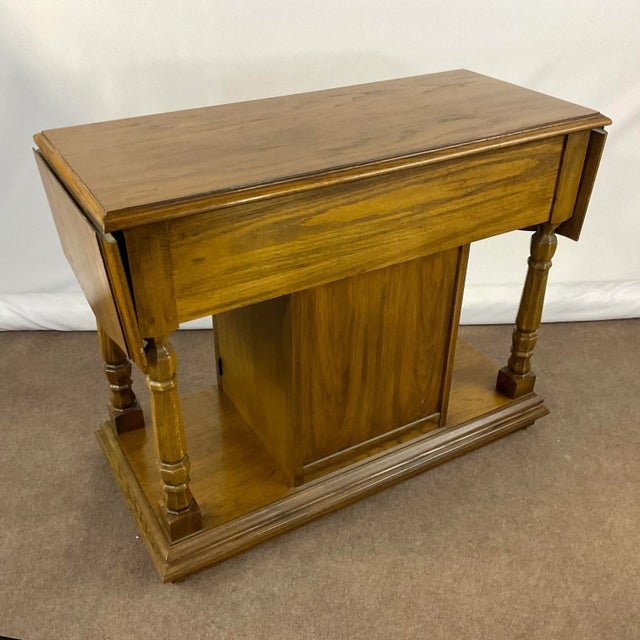 Mid-Century Thomasville Sideboard Server With Drop Leaf Extensions ...