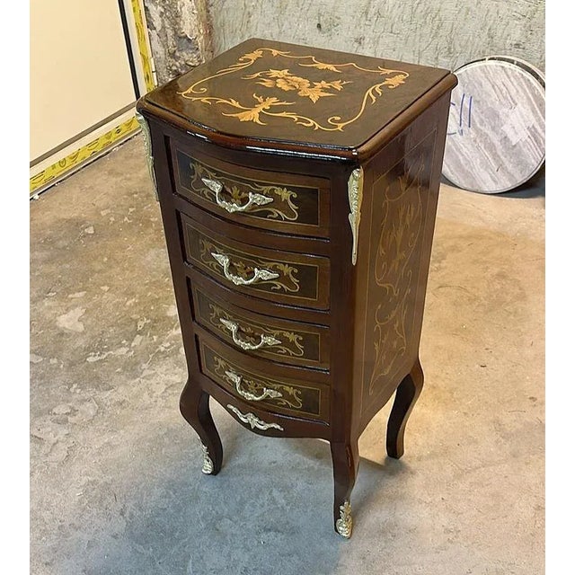 French Louis XV Style Small Commode | Chairish