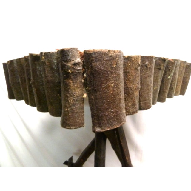 Antique Adirondack Twig Table, Stand, Early 19th Century | Chairish