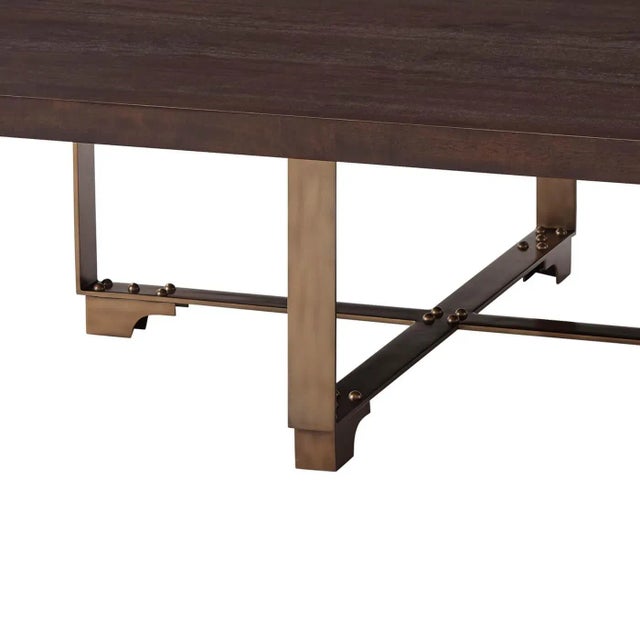 Industrial Square Cocktail Table | Chairish