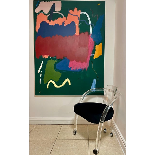 "Reserved Smile", 2020 by Jason Tessier Abstract Painting | Chairish