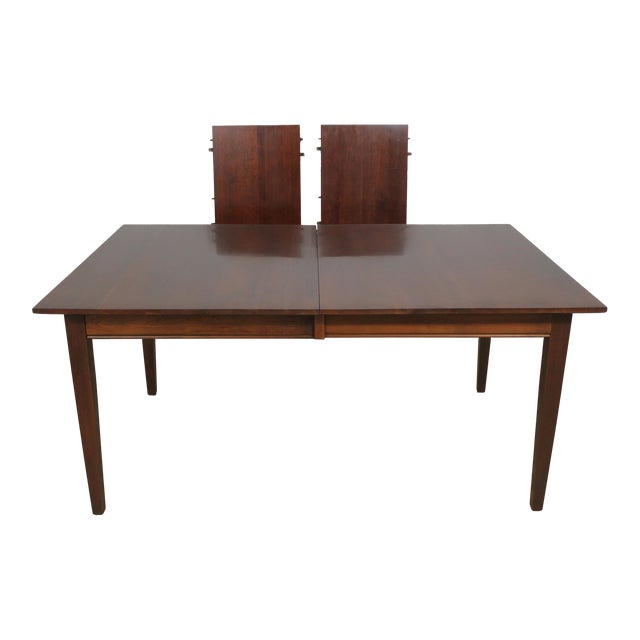 Shaker Style Solid Cherry Dining Room Table | Chairish