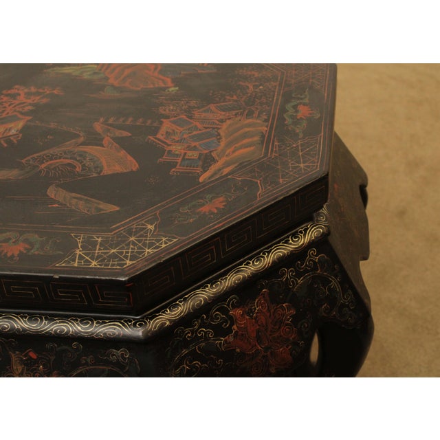 Vintage Chinoiserie Decorated Taborets, Stands - A Pair | Chairish