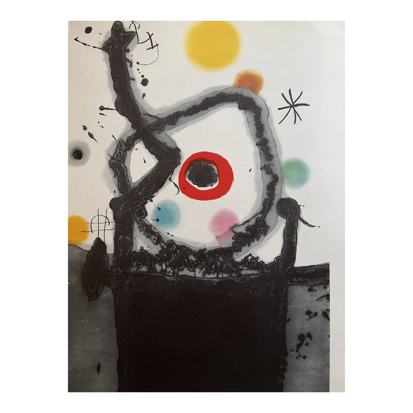 Fine Art Print by Joan Miró, Paris, 1972 | Chairish