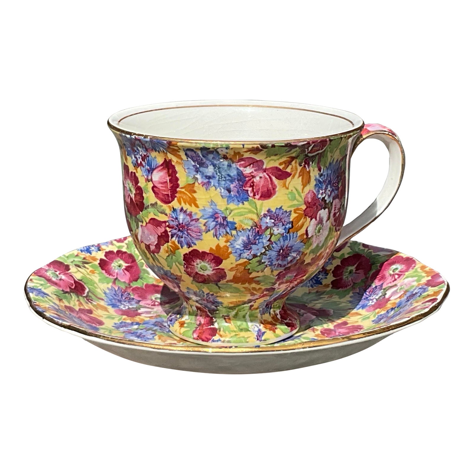 Royal Winton Royalty Pattern by Grimwades Chintz Cup and Saucer Circa ...
