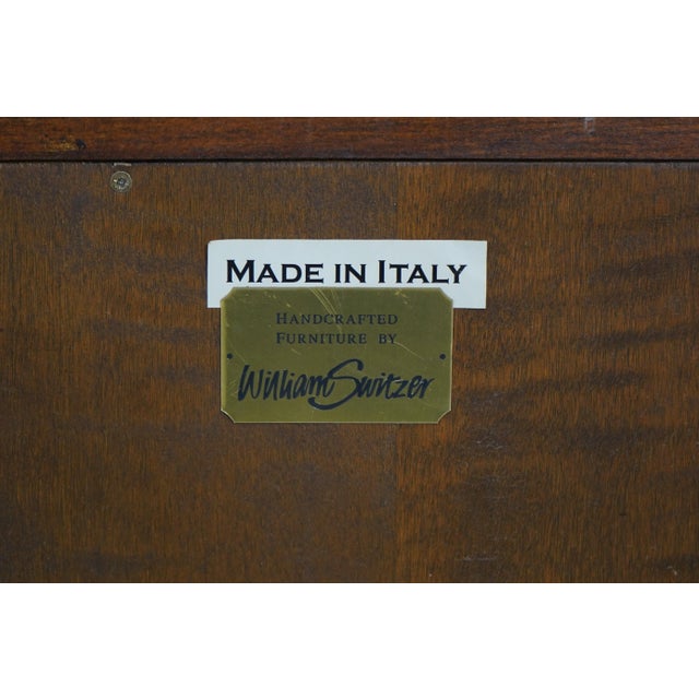 William Switzer Modern Regency 2 Door Commode Server | Chairish