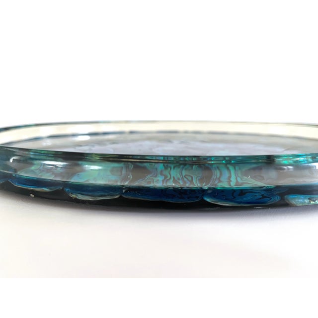 Abalone and Resin Oval Tray | Chairish