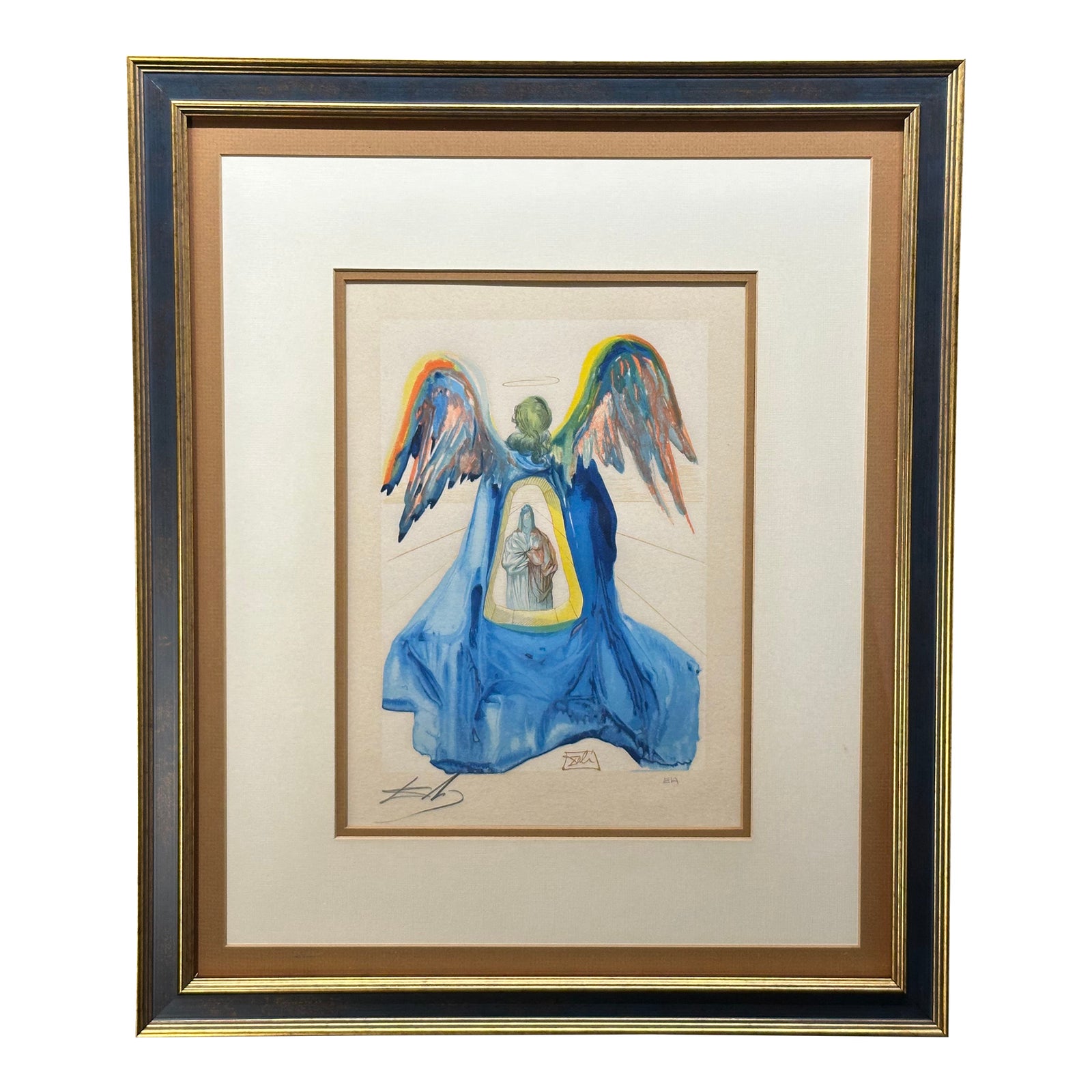 1970s Salvador Dali, the Divine Comedy Purgatory 33 Hand Signed Framed ...
