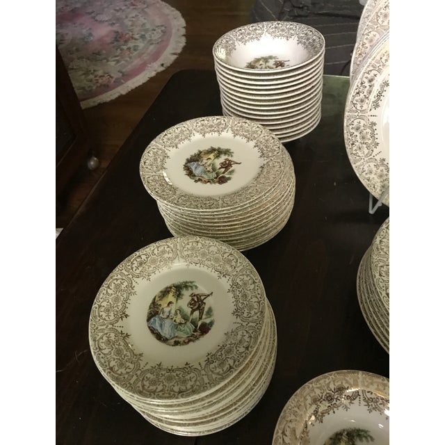 Triumph Limoges Antique 22k Gold Dinnerware - 78 Pieces/Reduced Final ...