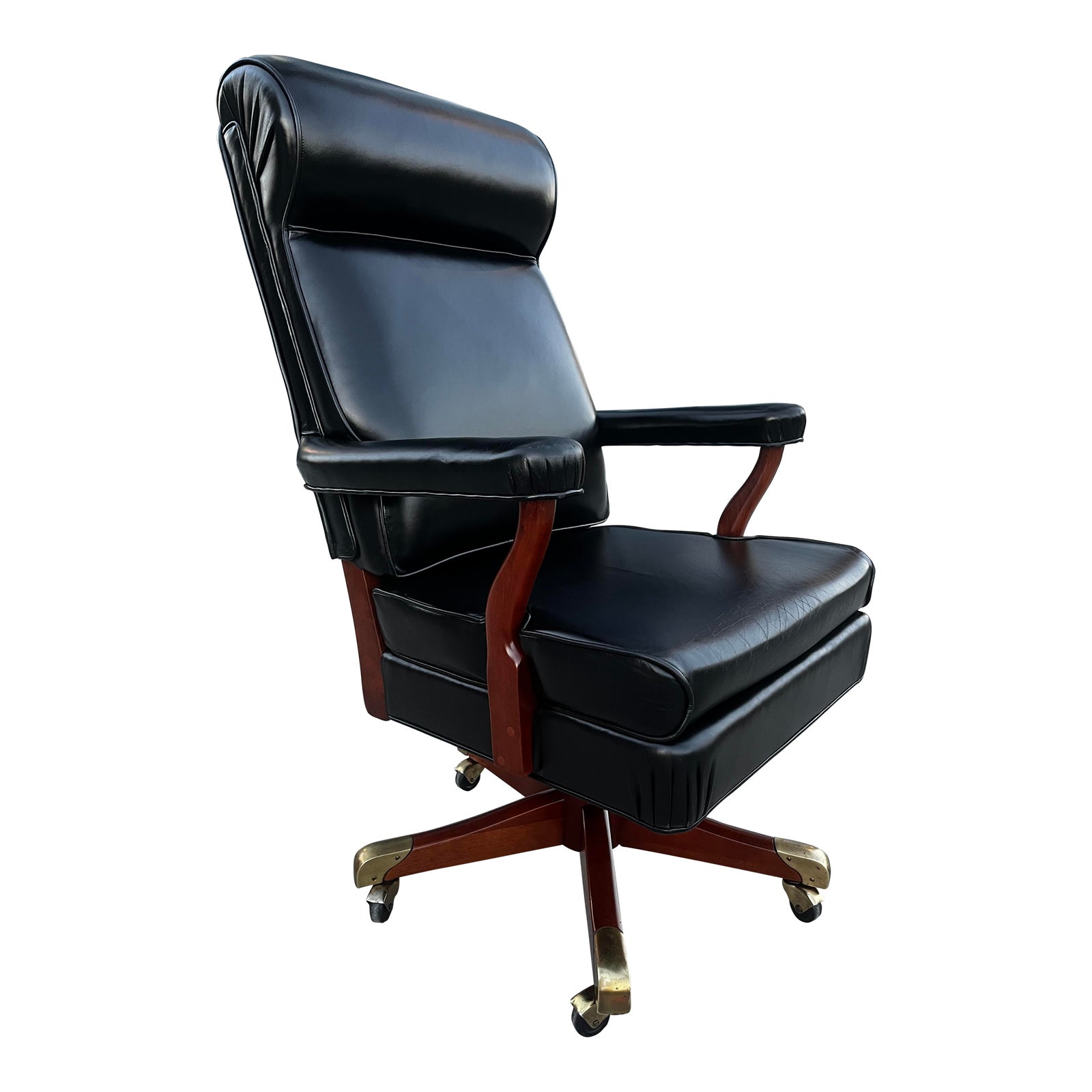 Gunlocke Model “Washington” Executive Desk Chair | Chairish