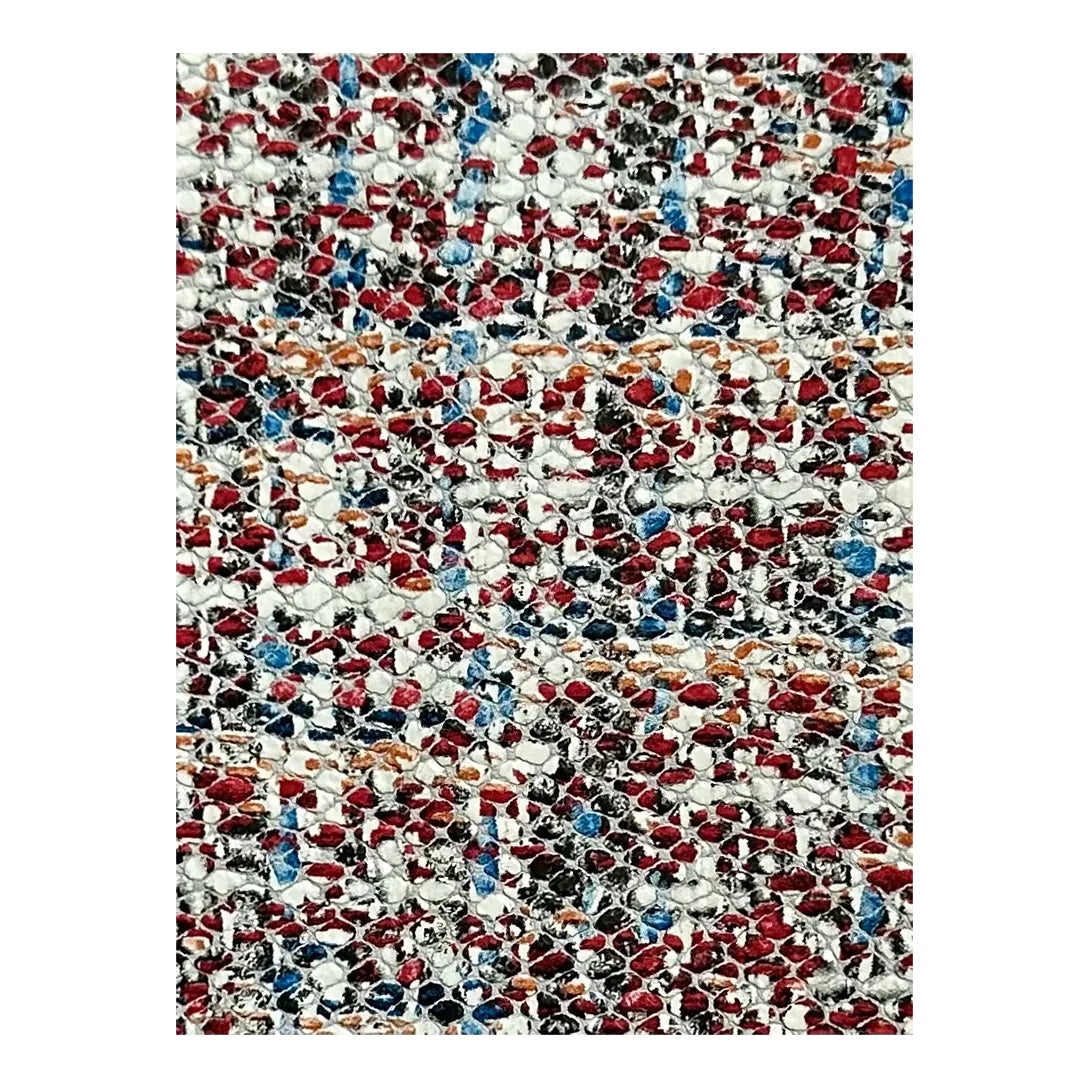 Pavoni Luxury Parisian Leather - 2 Multicolor Cobra Embossed Hides ...